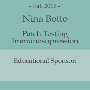 Webinar-Patch-Testing-Immunosupression-Nina-Botto - Dermatitis Academy